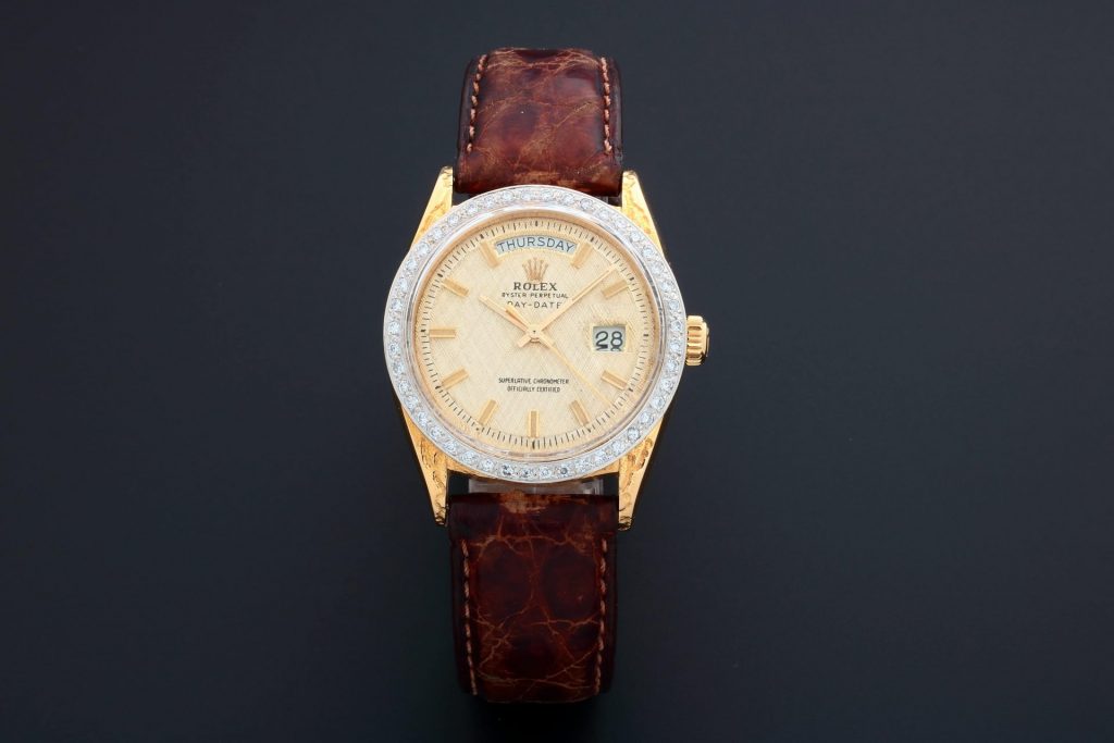 Lot #AN3946 - Rolex Day-Date President Watch 18k Yellow Gold 1807 ...